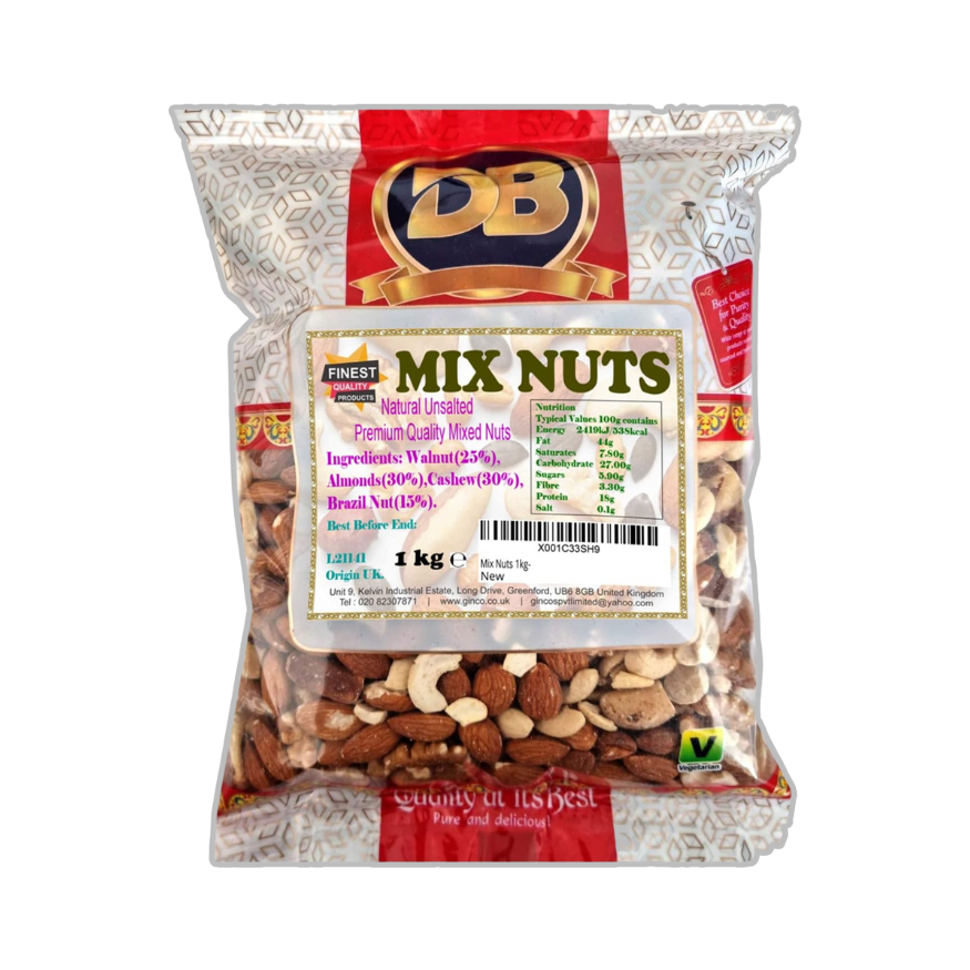 Mix Nuts 1kg: Raw & Unsalted Family-Farm Sourced Nuts - Best for Keto ...