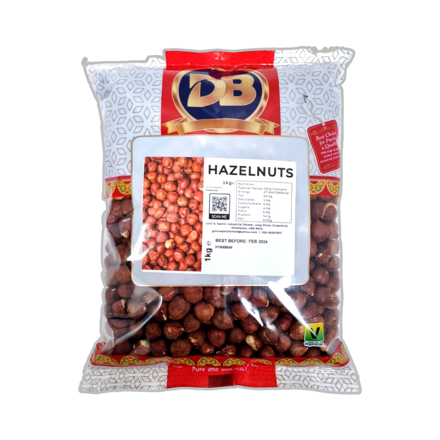 Premium Hazelnuts 1kg - Heart Healthy Nuts — Buysnacksuk