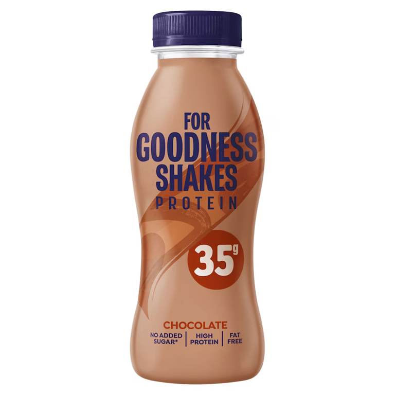 For Goodness Shakes Chocolate 330ml x 8 | Creamy Ready-to-Drink ...