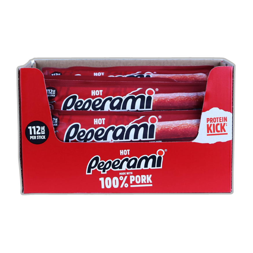 Peperami Hot 24 x 22.5G: Spice Up Your Snack Game | UK's Best Peperami ...
