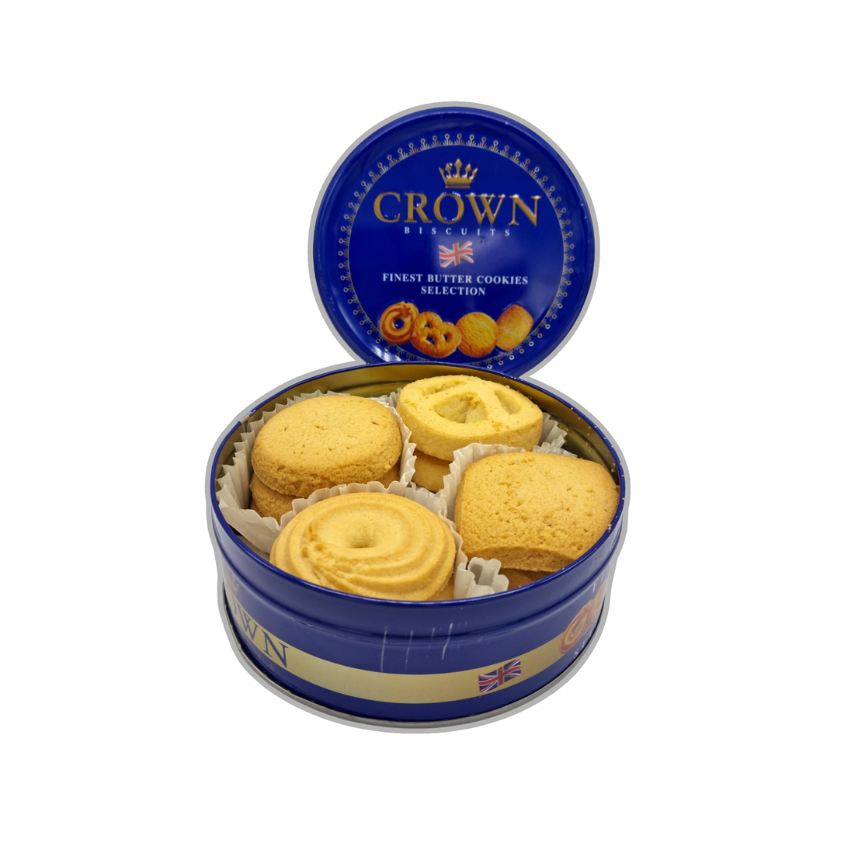 Crown Biscuits Finest Butter Cookies 140g - Classic & Creamy — Buysnacksuk