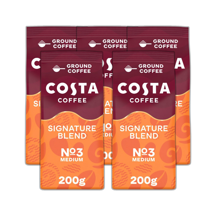 Costa Signature Blend Coffee | Roast & Ground for Cafetiere | 250g by ...