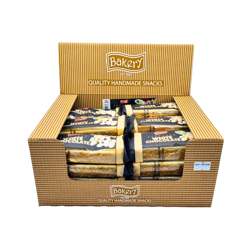 Pearl's White Chocolate Flapjacks (Case of 24) - Healthy Snack Bars ...