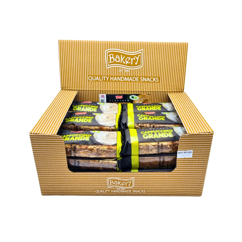 Pearl's Coffee Flavoured Cappuccino Flapjacks (Case of 24) - High ...