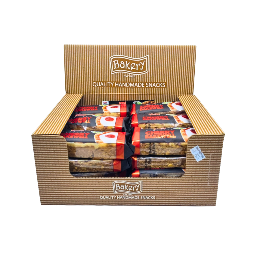 Pearl's Cherry Bakewell Flapjacks (Case of 24) - High Energy Oat Bars ...
