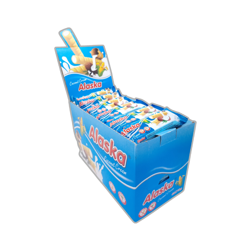 Alaska Coconut Cream Filled Corn Wafer | Tropical Crunch in Every Bite ...