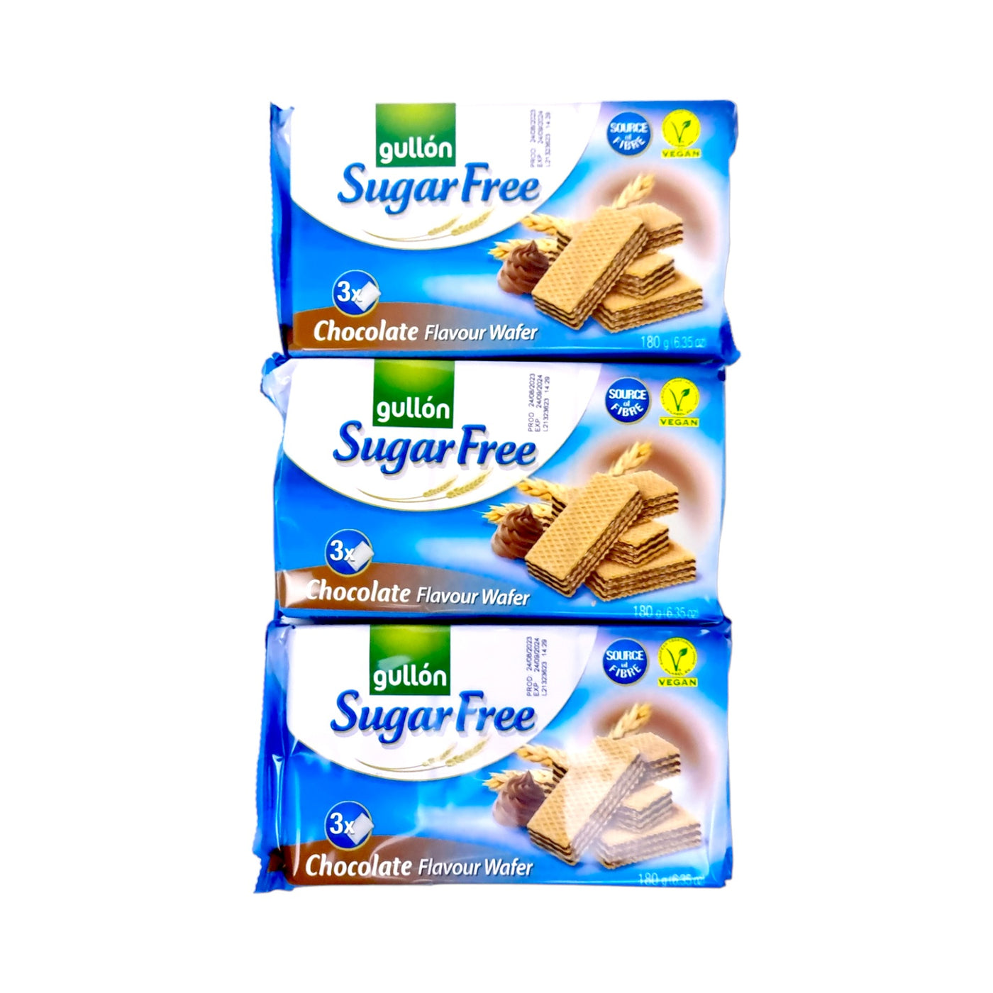 Gullon Sugar Free Chocolate Wafers 180g - Zero Sugar, Keto-Friendly ...