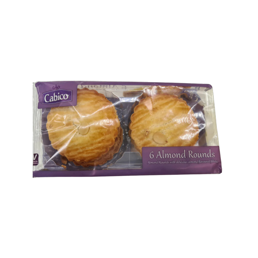 Cabico Almond Rounds (Pack of 6) | Crunchy Almond Biscuits — Buysnacksuk